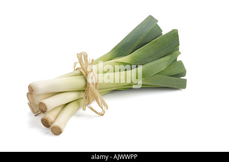 Bunch of Leeks Stock Photo - Alamy