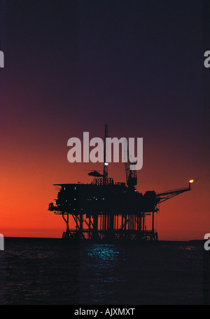 Australia. Bass Strait. Offshore oil rigs Stock Photo - Alamy