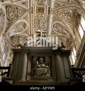 High Altar Ceiling at Mosque-Cathedral of Cordoba - Cordoba, Andalusia ...