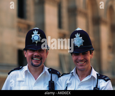 British Police constable, policemen, head and shoulders at WW1 weekend ...