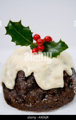 CHRISTMAS PUDDING CUT OUT Stock Photo - Alamy