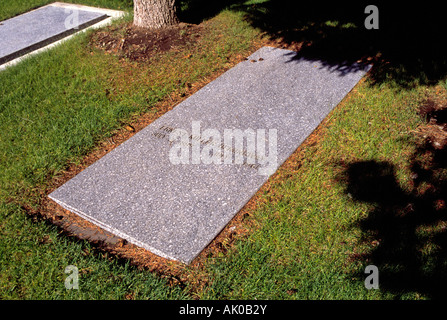 Ernest Hemingway grave at Ketchum Cemetery in Ketchum, Idaho, USA Stock ...