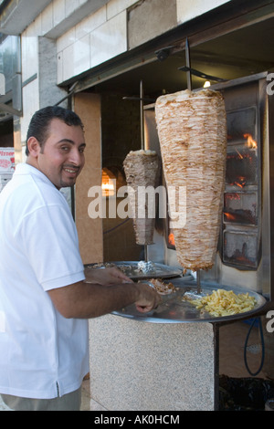 Tripoli, Libya. Shwarma Stand, Gargaresh District Stock Photo - Alamy