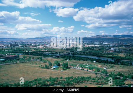 View of Ulaan Baatar from the Zaisan Monument, Mongolia Stock Photo - Alamy