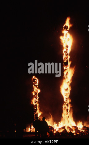 Easter fire, Wendland, Lower Saxony, Germany Stock Photo - Alamy