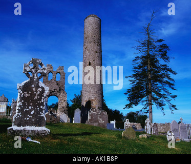 Donaghmore Round Tower, Navan, Co Meath, Ireland Stock Photo - Alamy