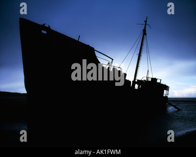 Baltray,Co Louth,Ireland;Shipwreck On The Beach Stock Photo - Alamy