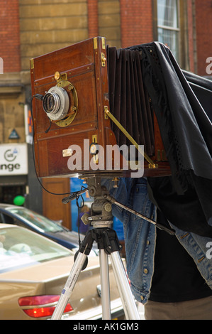 Wooden large-format camera Stock Photo - Alamy