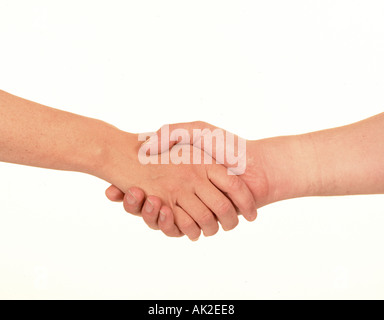 Handshake, arms friendship. Friendly handshake, friends greeting ...