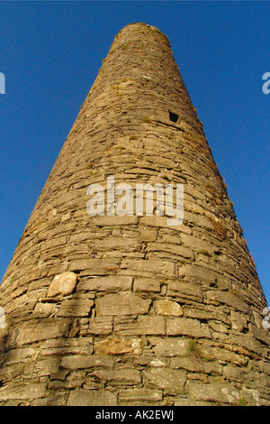 Kells, County Meath, Ireland, Round Tower and 9th century carved stone ...