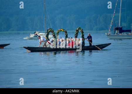 Water procession / Moos Stock Photo - Alamy