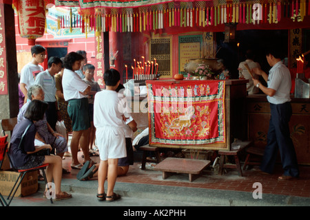 Earth God Temple, Chinatown, Singapore, Earth God Temple Stock Photo ...