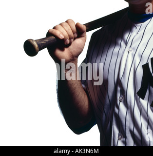 baseball player gripping bat Stock Photo - Alamy