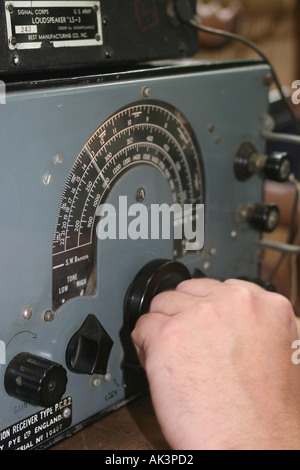 vintage british army military radio communications gear on display ...