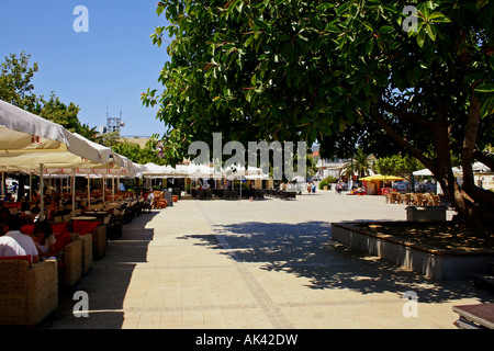 KEFALONIA. LIXOURI TOWN CENTRE. GREEK IONIAN ISLAND. EUROPE Stock Photo ...