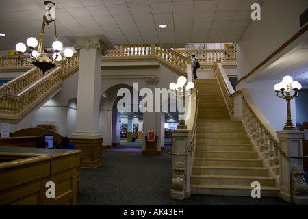 staircase interior Milwaukee public library building Stock Photo - Alamy