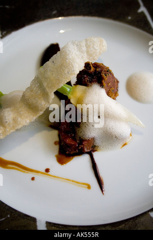 Ballotine of Anjou Pigeon at The Fat Duck Restaurant in Bray Stock ...