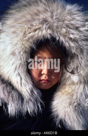 An Inupiat girl Kaktovik Alaska Stock Photo - Alamy