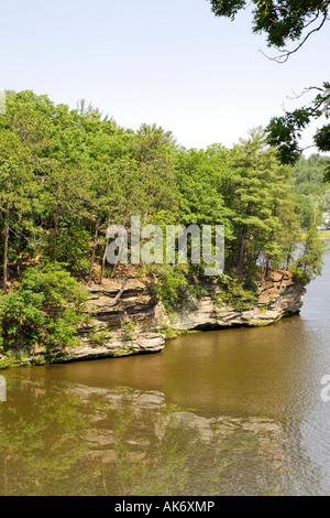 Scenery in the Wisconsin Dells WI Stock Photo - Alamy