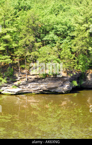Scenery in the Wisconsin Dells WI Stock Photo - Alamy