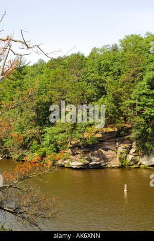 Scenery in the Wisconsin Dells WI Stock Photo - Alamy