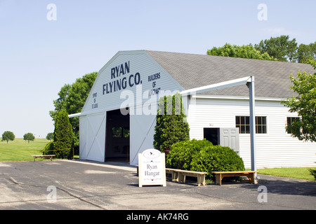 Ryan Flying Co hanger at Pioneer Airport Oshkosh Wisconsin WI Stock ...