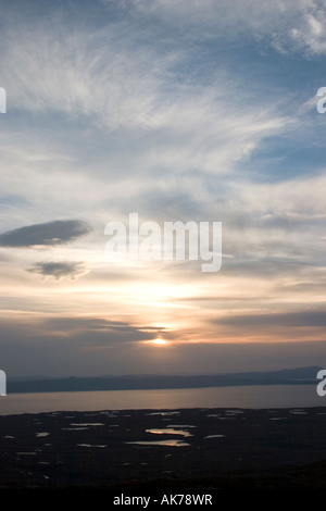 Sunset from the Applecross Peninsula, North west scotland Stock Photo ...