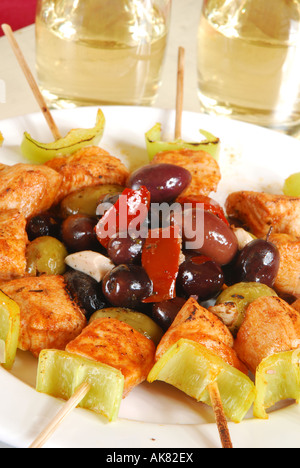 pinchos, tapas, spanish canapes, party finger food Stock Photo - Alamy