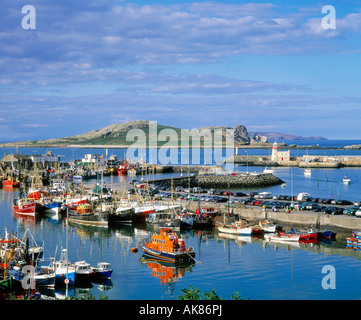 howth harbour harbor marina mooring county dublin bay irish sea Stock ...