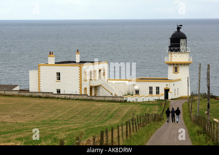 Todhead Lighthouse near Kinneff, Kincardineshire, Scotland, UK Stock ...