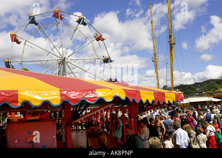 Funfair rides at the annual fair held on the Glebe - Bowness Bay on ...