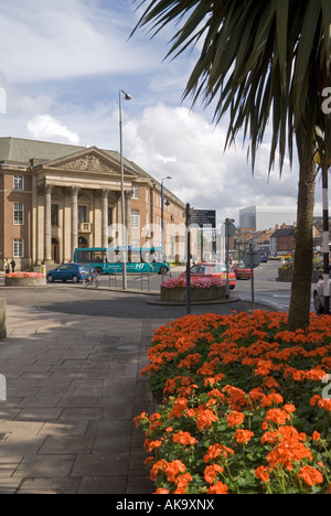 derby town hall city center uk square Stock Photo - Alamy