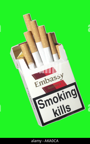 Packet of Embassy cigarettes UK Stock Photo - Alamy