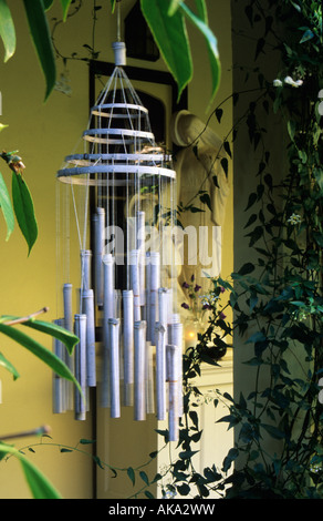 Bamboo Wind Chimes Stock Photo - Alamy