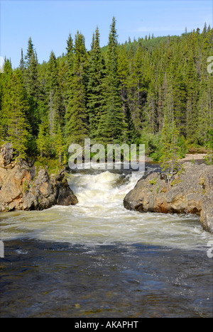 Rancheria Falls Recreation Site Along Alaska Highway ALCAN Al Can Yukon ...