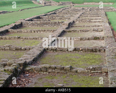Remains of the barracks of the Roman Fort Isca Augusta at Caerleon ...