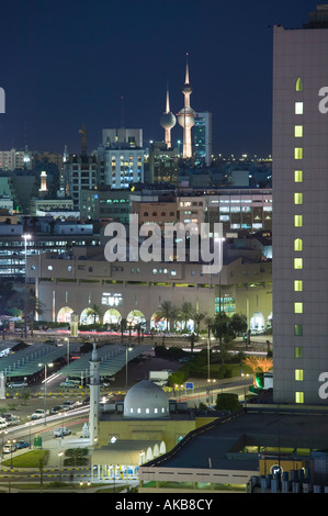 View of Kuwait Towers in Kuwait City, Kuwait Stock Photo - Alamy