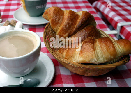 A french breakfast petite dejeuner in Paris France Stock Photo - Alamy