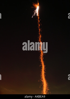 fireworks flight path Stock Photo - Alamy