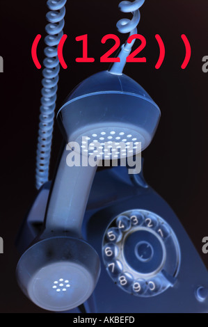 Emergency Fire Brigade 122 Stock Photo - Alamy