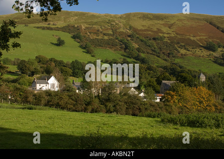 Mallwyd village Powys Mid Wales September 2007 Stock Photo - Alamy