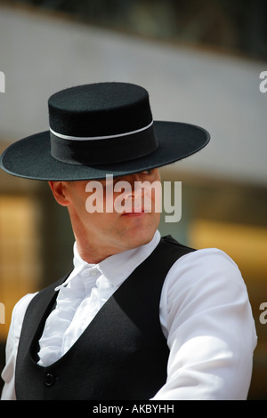 Traditional Spanish male flamenco costume with short black jacket ...