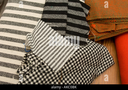 welsh woollen fabric in traditional style , known as 'brethyn cartref ...
