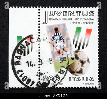 Stamp - soccer Stock Photo - Alamy