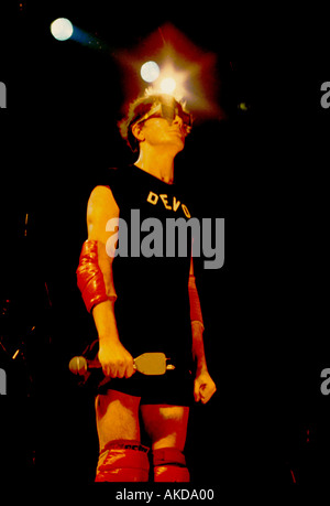 devo in concert 1978 Stock Photo - Alamy