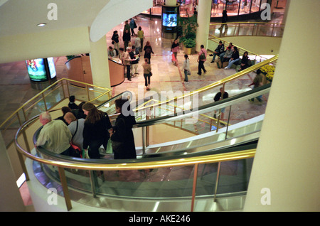 Curved Escalator Nordstrom San Francisco Stock Photo - Alamy