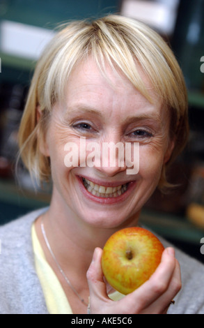 TV cook Lesley Waters Stock Photo - Alamy