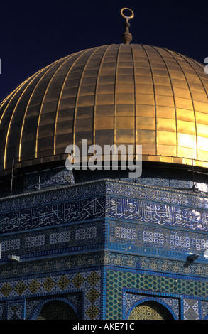 Gold Dome of the rock (The Mosque of Omar ) in Jerusalem holy old city ...