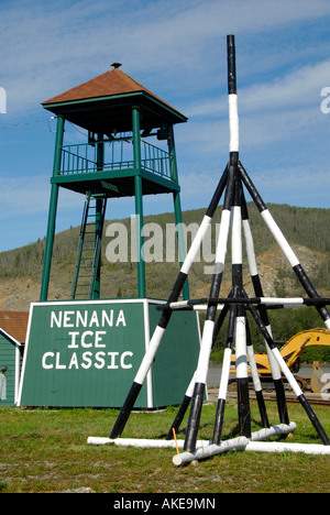 Nenana Ice Classic Stock Photo - Alamy