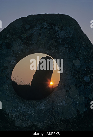 Men-an-Tol, Cornwall, England, Megaliths Stock Photo - Alamy